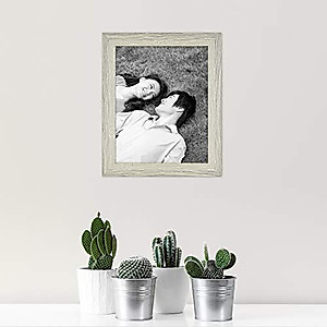 MCS Studio Gallery 8x10 Picture Frame Gray Woodgrain, Vertical & Horizontal Wall Hanging & Easel for Tapletop Display, Rectangle Photo Frame for Photos, Posters & Art Prints (1-Pack)