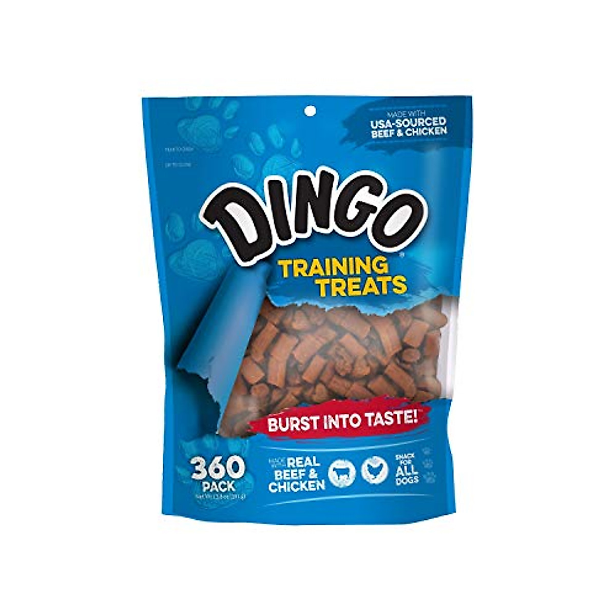 Dingo Soft & Chewy Beef/Chicken Training Treats, 360-Count