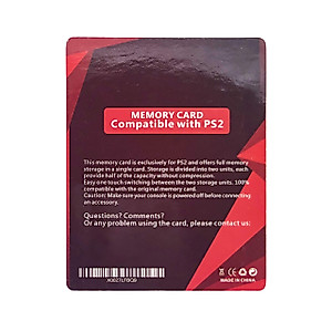 Suncala 128MB Memory Card for Playstation 2, High Speed Memory Card for Sony PS2