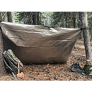 Arcturus Heavy Duty Survival Blanket – Insulated Thermal Reflective Tarp - 60" x 82". All-Weather, Reusable Emergency Blanket for Car or Camping (Olive Green)