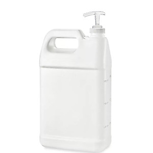 Universal Gallon Pump Dispenser 128 fl oz | Shampoo, Conditioner | Use on Liquids, Gels, Lotions | 4cc Output | by Geti Beauty ST | 2-Pack