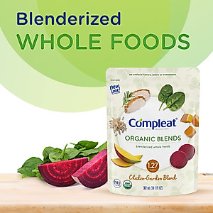 Compleat Organic Blends Chicken-Garden, 10.1 fl oz Pouch, 24 Count