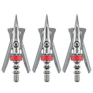 RAGE Hypodermic Crossbow Broadhead, 100g, Multi (39600),silver