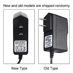 ZJchao 9V 1A Power Adapter for Arduino (2-Flat-Pin Plug / 100CM Cable)