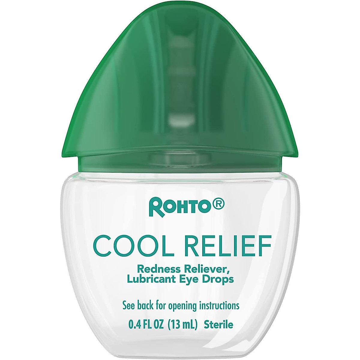 Rohto Cool Cooling Eye Drops, Dual Action, 0.4 Ounces each (Pack of 7)