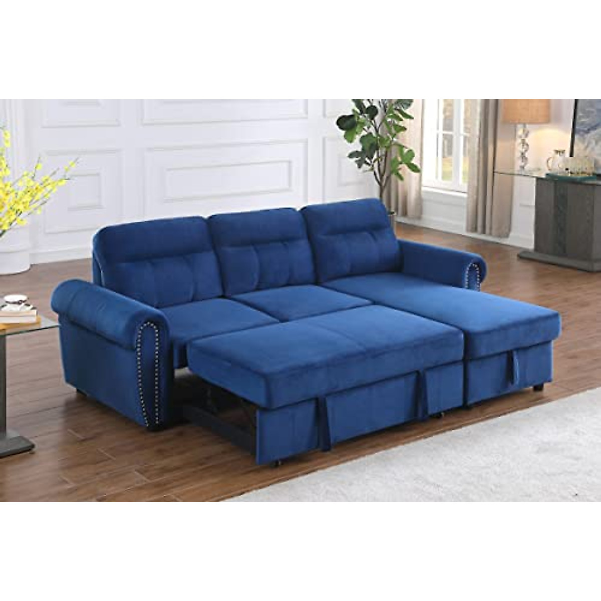 Lilola Home Ashton Sectional, Blue