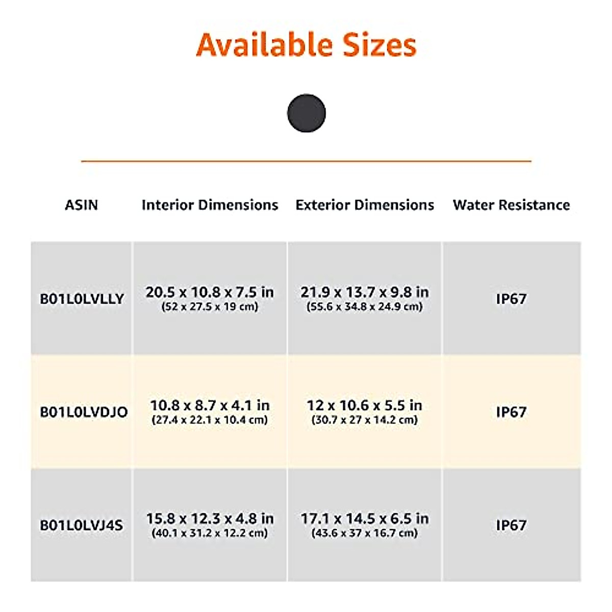 Amazon Basics Medium Hard Camera Case, 18 x 14 x 6 Inches, Black, Solid