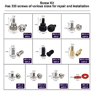 Computer Replacement Screw, Excellent Performance Meet Demand Easy to Use Computer Screw Assortment for Engineer for Home