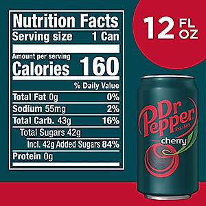 DR PEPPER - CHERRY, 12 OZ, 12 PK