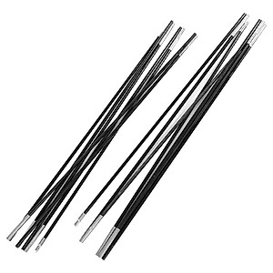 Tent Pole,Fiberglass Camping Tent Pole Bars Outdoor Support Rods Awning Frames Kit