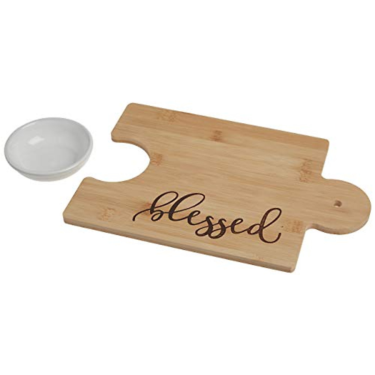 Bountiful Blessings by Precious Moments Set/2 Blessed Cutting Board and Bowl