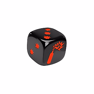 CMON Zombicide 2nd Edition Special Black and White Dice | Strategy Board Game | Cooperative Game for Teens and Adults | Zombie Board Game | Ages 14+ | 1-6 Players | Avg. Playtime 1 Hour | Made by CMON