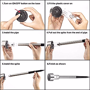 SOWSUN Solar Pathway Lights Outdoor ,Solar Powered Landscape Garden Lights for Pathway ,Lawn, Patio, Yard,Path,Walkway Decoration-12 Pack(White)