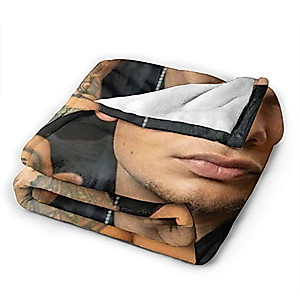 ABSFORTY Fleece Throw Blanket Super Soft Lightweight Microfiber Plush Warm Blankets – 50" x 40"