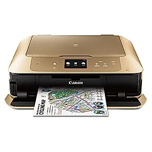 Canon MG7720 Wireless All-In-One Printer with Scanner and Copier: Mobile and Tablet Printing, with Airprint™ and Google Cloud Print compatible, Gold