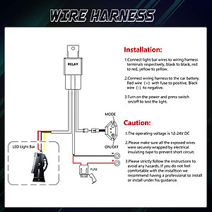 SLARY 32 Inch 180W LED Light Bar White/Amber Flasing Strobe Light with Six Modes Driving Fog Lights Spot Flood Combo Beam Bumper Lights with Switch Wiring Harness for Offroad Truck 4WD SUV ATV UTV