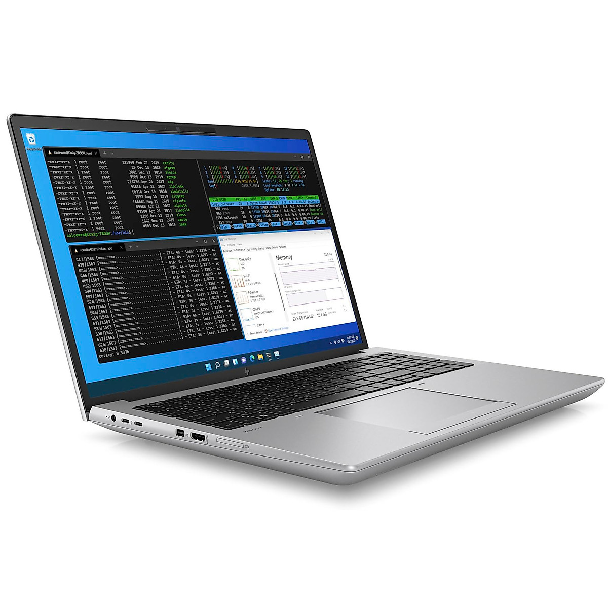 hp ZBook Fury 16 G9 16" FHD Mobile Workstation Business Laptop Computer, 12th Gen Intel 12-Core i5-12600HX (Beat i7-11700B), RTX A2000 8GB GDDR6, 128GB DDR5 RAM, 8TB PCIe SSD, WiFi 6E, Windows 11 Pro