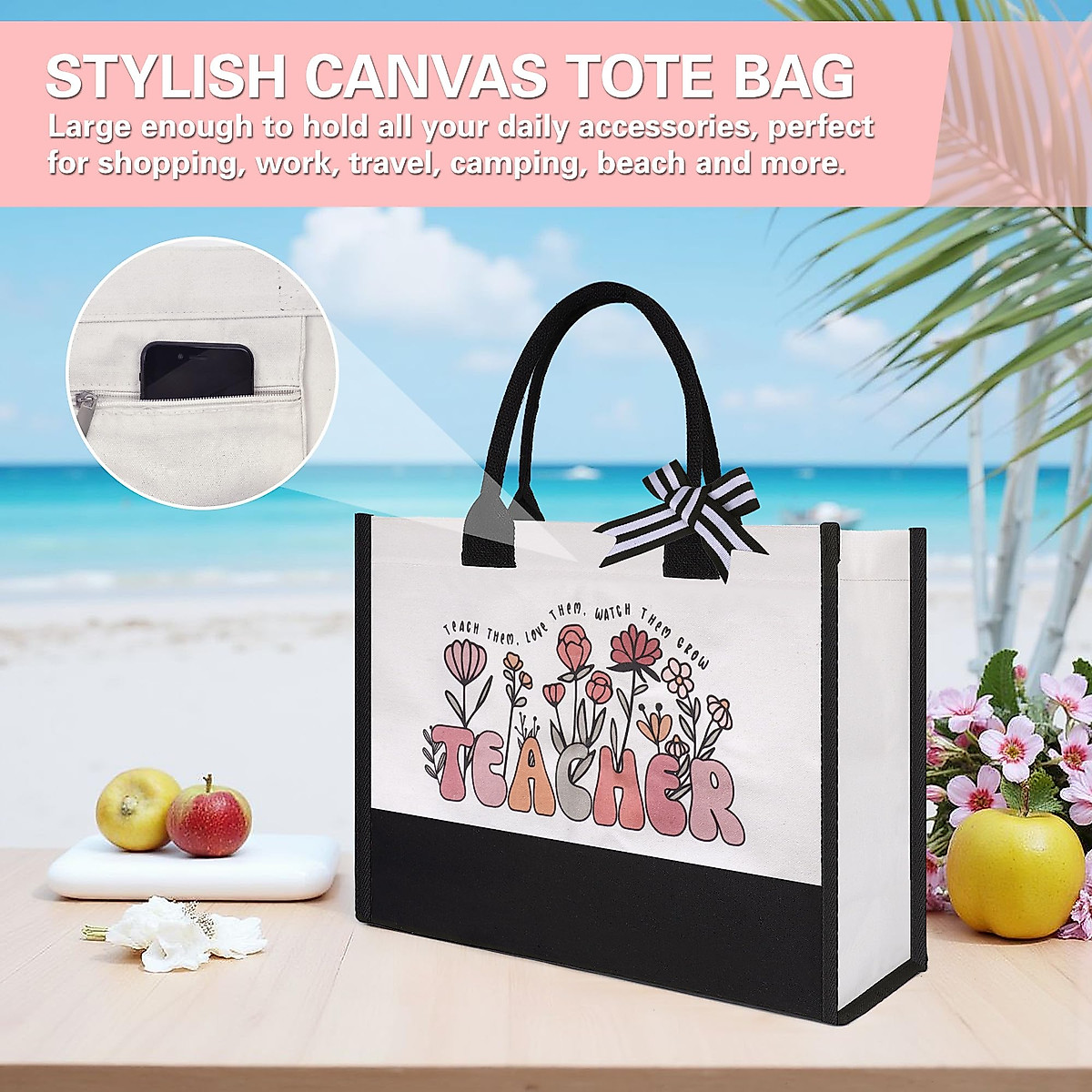 Teacher Appreciation Gifts for Women, Best Teacher Birthday Thank You Retirement Gifts Basket, Funny Personalized End of Year Gift Set Ideas for Daycare Preschool Dance Music Science English Teachers