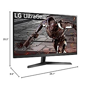 LG UltraGear FHD 32-Inch Gaming Monitor 32GN50R, VA 5ms (GtG) with HDR 10 Compatibility, NVIDIA G-SYNC, and AMD FreeSync Premium, 165Hz, Black
