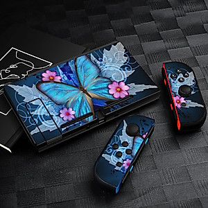 Fashion Butterfly Printed Switch Sticker Pretty Pattern Full Wrap Skin Protection for Nintendo Switch for Switch