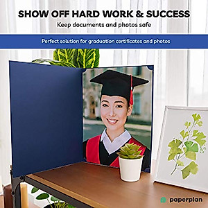 Navy Blue Certificate Holders 8.5 x 11 Multi Pack (30 Count) - Diploma Cover - Birth Certificate Holder for Travel - Certificate Paper 8.5 x 11 - Diploma Holder - Baby Dedication Certificates