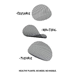 LE TAUCI Flower Pot Hole Mesh Pad, 2" Rounds Drainage Hole, Prevent Soil Loss and Anti-Slip, Bonsai Bottom Grid Mat, Gardening Gifts for Women, 50 Pack