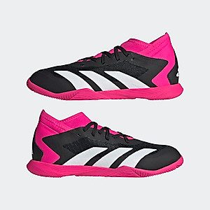 adidas Predator Accuracy.3 Indoor Soccer Shoes Kids', Black, Size 6