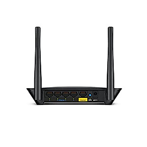 LINKSYS N600 Wireless Router, 5 Ports, Dual-Band 2.4 GHz/5 GHz