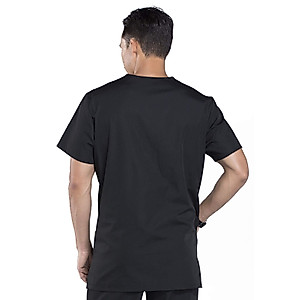 Cherokee Originals Unisex V-Neck Scrubs Shirt, Black, Medium
