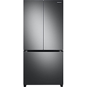 SAMSUNG RF18A5101SG 18 Cu. Ft. Smart Counter Depth French Door Refrigerator - Black Stainless