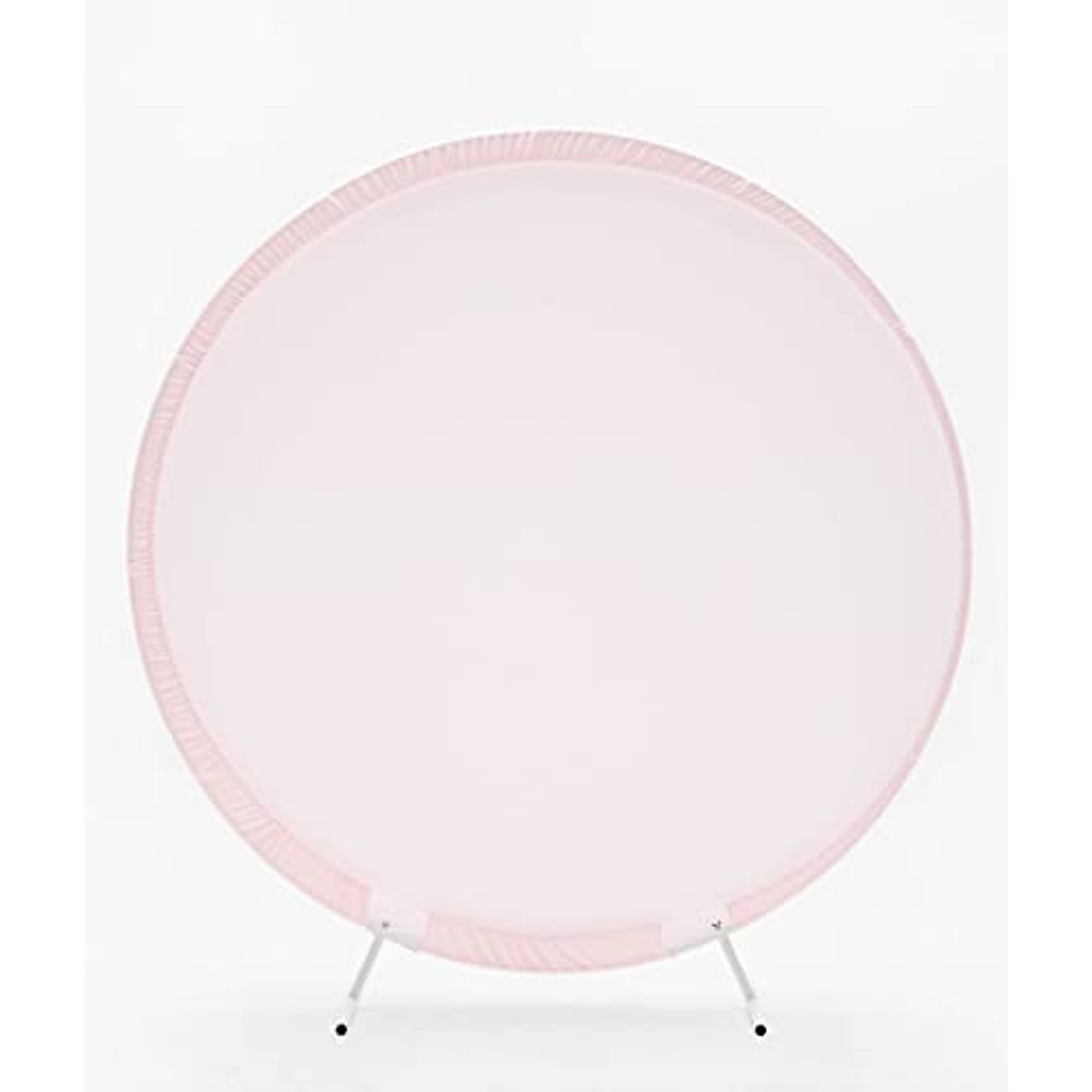 Harfirbe 6.5ft Round Backdrop Cover Baby Shower Baby Pink Background Birthday Party Decoration Children Theme Background