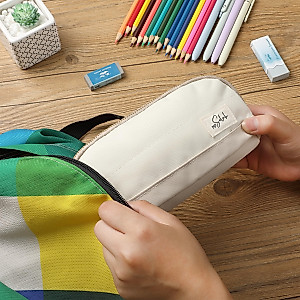 Mr. Pen- Pencil Case, Cream, Pencil Pouch, Pencil Bag, Pen Case, Pen Pouch, Pen Bag, Pencil Pouches, Pencil Bags, Pencil Case, School Pencil Case, College Pencil Case