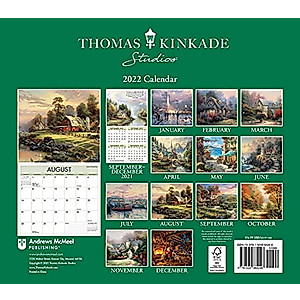Thomas Kinkade Studios 2022 Deluxe Wall Calendar