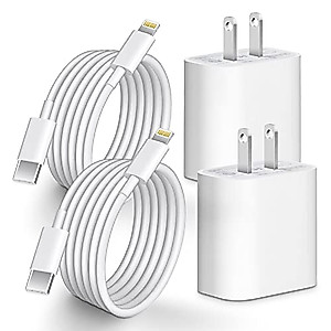 iPhone 13 14 Fast Charger, [Apple MFi Certified] 20W iPhone Charger Fast Charging,2Pack 6FT USB C to Lightning Cord with USBC Charger Compatible with iPhone 14 13 12 11 Pro Max,14 Plus,XR,XSMAX,iPad