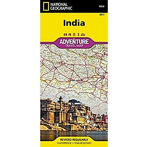 India Map (National Geographic Adventure Map, 3011)
