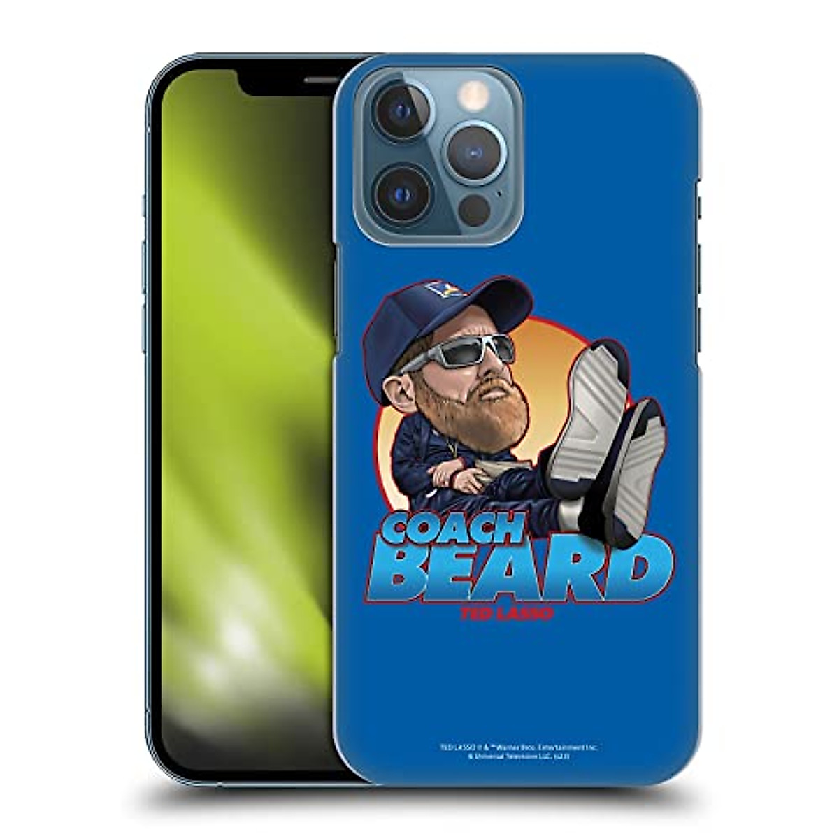 Head Case Designs Officially Licensed Ted Lasso Coach Beard Season 3 Bobbleheads Hard Back Case Compatible with Apple iPhone 13 Pro Max