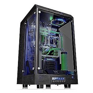 Thermaltake Tower 900 Black Edition Tempered Glass Fully Modular E-ATX Vertical Super Tower Computer Chassis CA-1H1-00F1WN-00