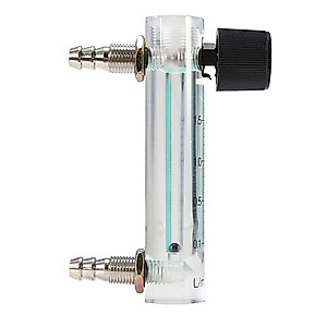 CATSELURRY Flow Meter LZB-6M Oygen Meter 0-1.5 LPM Flowmeter with Control for Detect Oygen Flow for Oygen Air Gas Adjustable