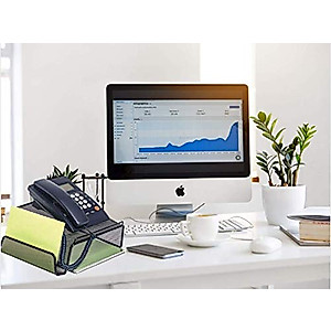 1InTheOffice Telephone Stand Desktop, Mesh