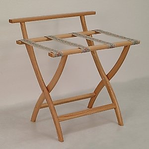 FixtureDisplays? WallSaver Luggage Rack with Tapestry Webbing 104352