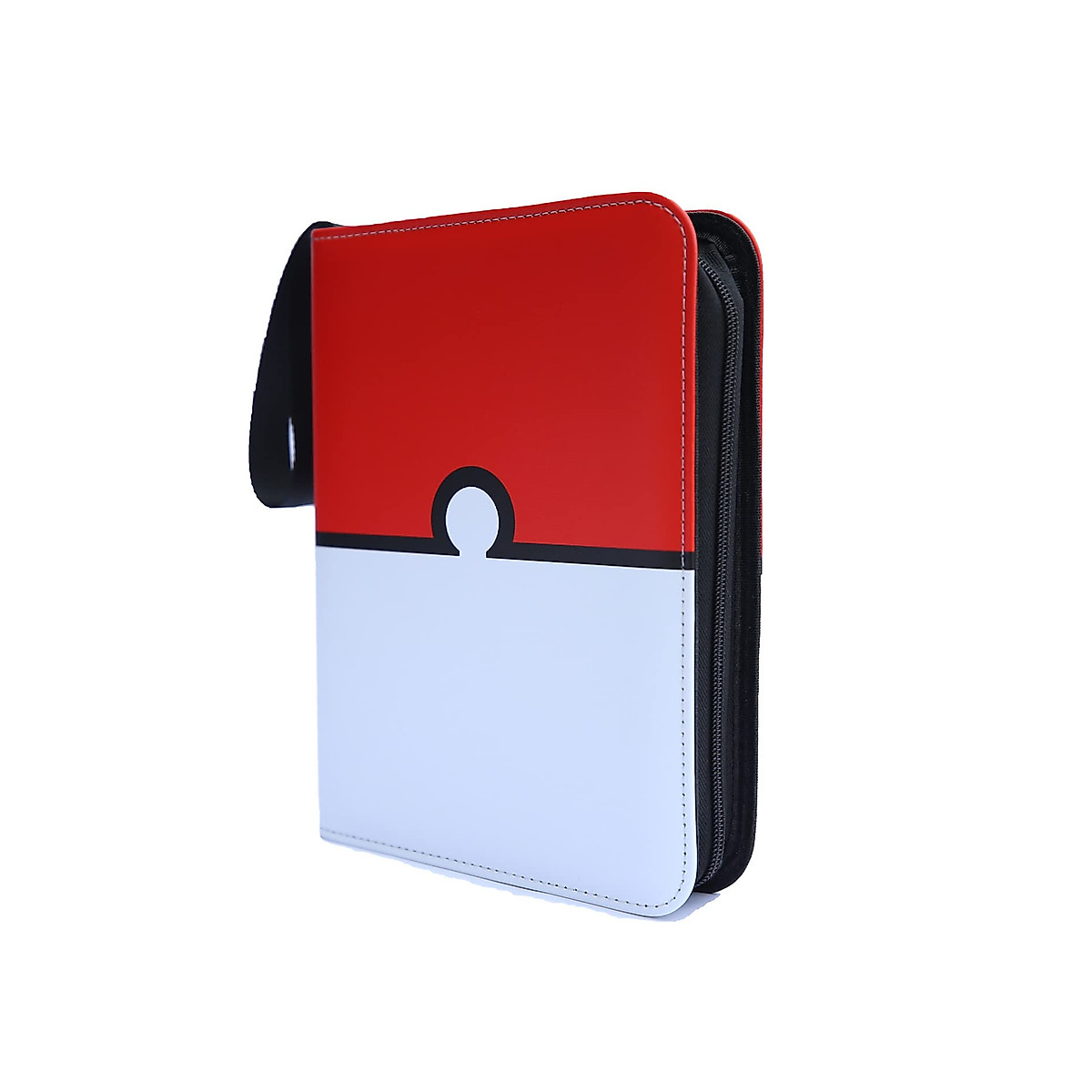 Binder for Pokemon Card Binder of 400 Card Collection/4 Pocket Card Binder/Trading Card Binder/Card Album with Zipper, 50 Sheets