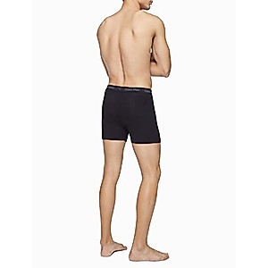 Calvin Klein Men's Cotton Classics 7-Pack Boxer Brief, 7 Black, L
