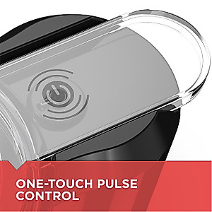 BLACK+DECKER 3-Cup Electric Food Chopper, HC300B, One Touch Pulse, 175W Motor, Stay-Sharp Blade, Dishwasher Safe