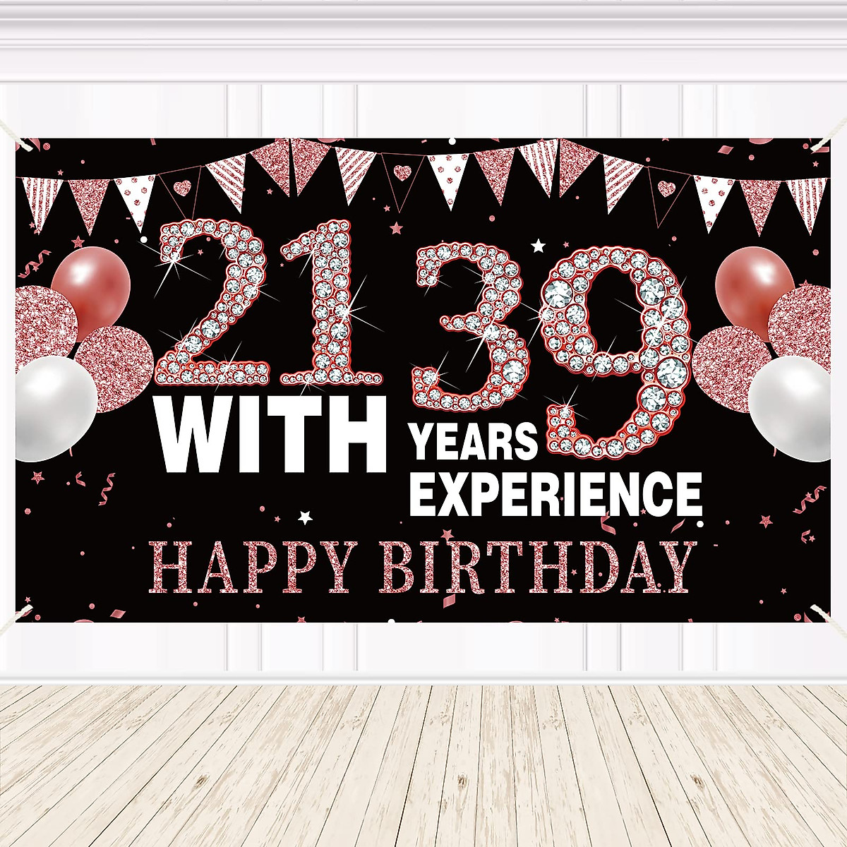 Turypaty 60th Birthday Banner Decorations