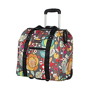 Lily Bloom Luggage 3 Piece Softside Spinner Suitcase Set Collection (Bliss)