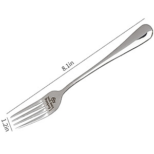 FOTMKSMU 2pcs I Forking Love You Fork Dinner Funny Couple Forks I Love You Gifts for Her Anniversary Valentines Gifts for Boyfriend