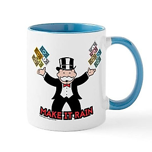 CafePress Monopoly Make It Rain Ceramic Coffee Mug, Tea Cup 11 oz