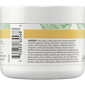 Burt's Bees Hydrating Moisturizing Cream for Sensitive Skin with Aloe & Rice Milk, Natural Origin Formula for Face & Body, 3 oz