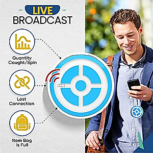 Megacom DuoMon 2ID Auto Catcher for Pokemon Go Plus - Compatible Pokemon Go Accessory with Auto Catch, Voice Notifications - Faster Bluetooth for Pocket Go (Black)