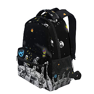Space Astronaut Backpacks Travel Laptop Daypack School Bags for Teens Men Women